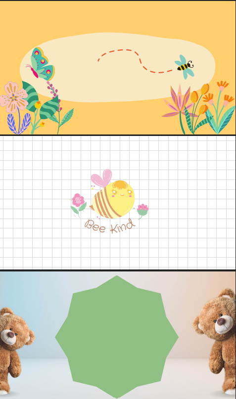 Free Bears & Bees Printable Lid Designs You Can Personalize – Lion ...