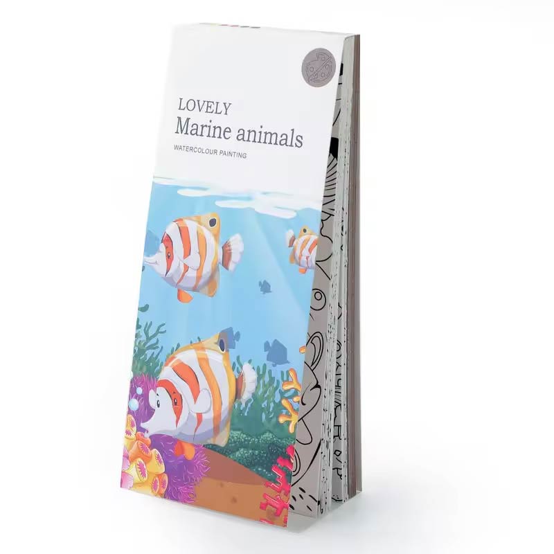 Water Color Notepads, 20 pages, 2 Brushes, Perforated Pages. – Lion ...