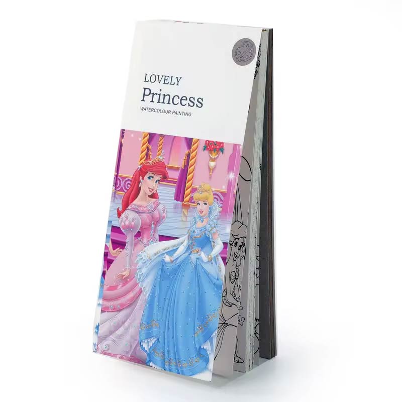 Water Color Notepads, 20 pages, 2 Brushes, Perforated Pages.